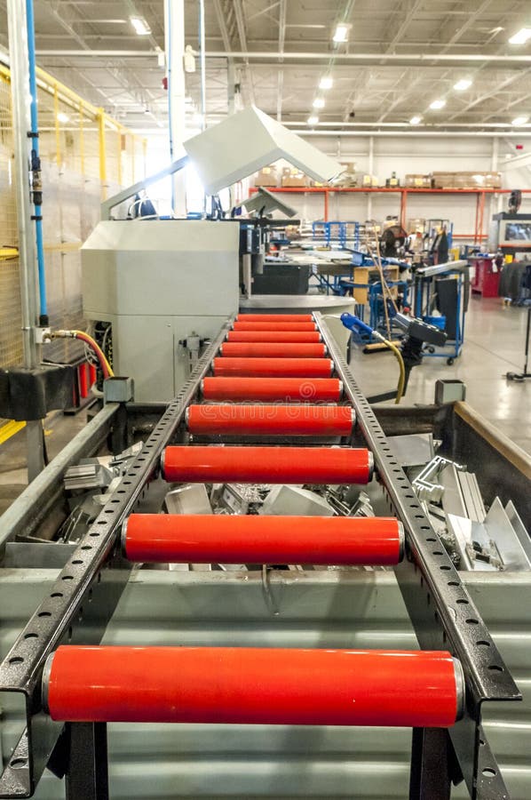Roller Table of CnC Machine Stock Photo - Image of business, heavy ...
