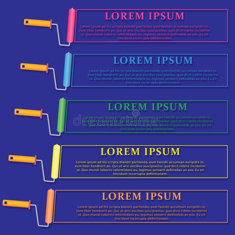 Roller and text stock vector. Illustration of internet - 51660144