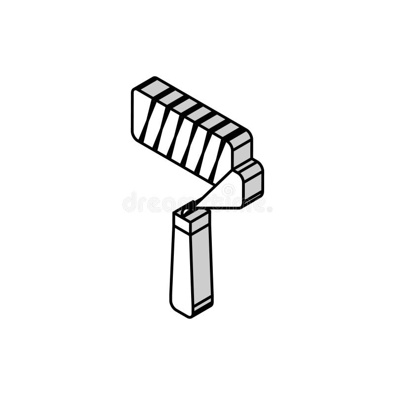 Roller Tool Repair Isometric Icon Vector Illustration Stock Vector ...