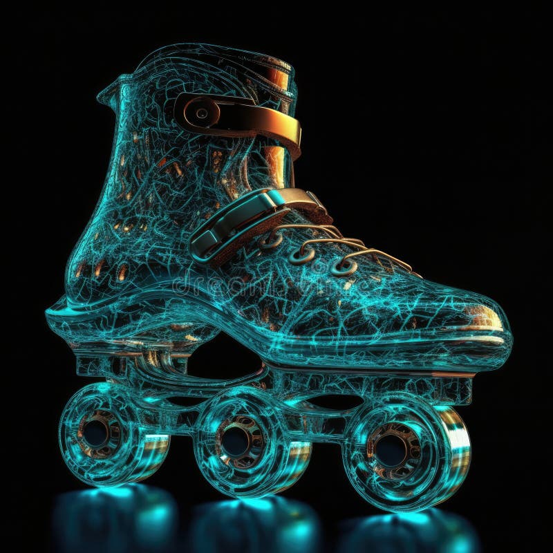 Dynamic Rollerblades Stock Illustrations – 52 Dynamic Rollerblades ...