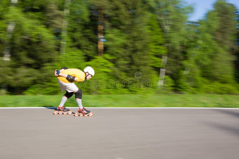 Rollerblading stock image. Image of young, roll, sportsman - 18394101