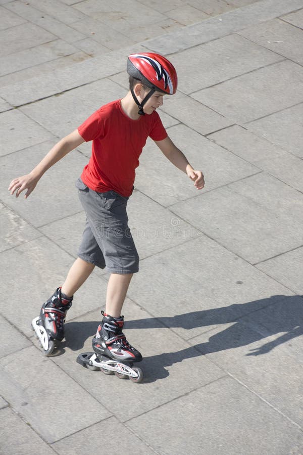 Rollerblading stock image. Image of outdoors, rollerskates - 6398243