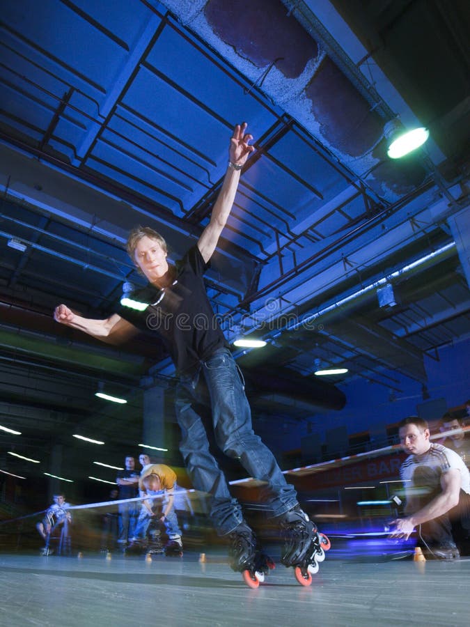 Rollerblading competition editorial image. Image of lifestyle - 18258985