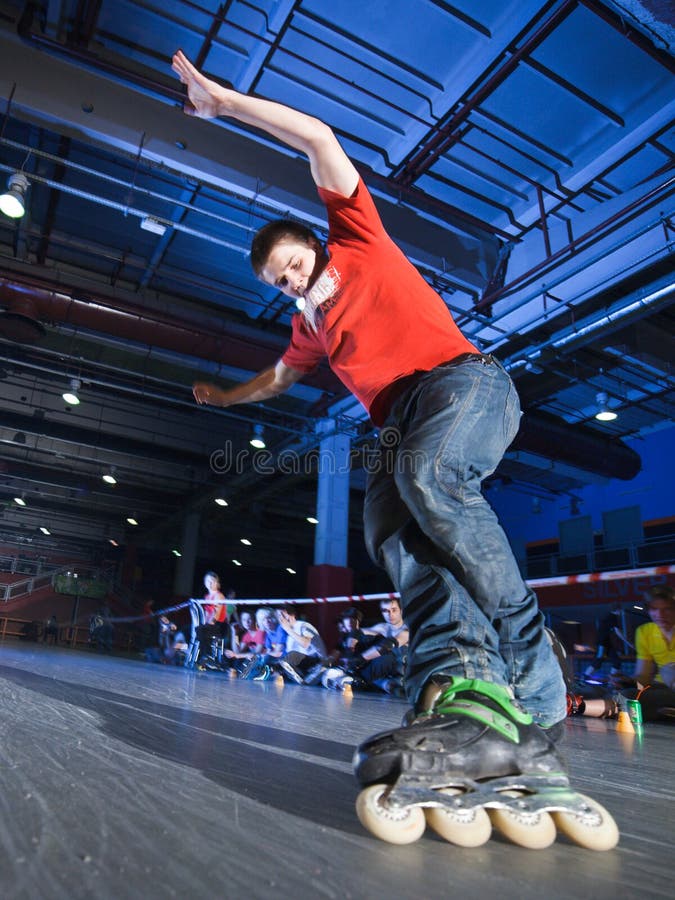 Rollerblading competition editorial photography. Image of burst - 18259012