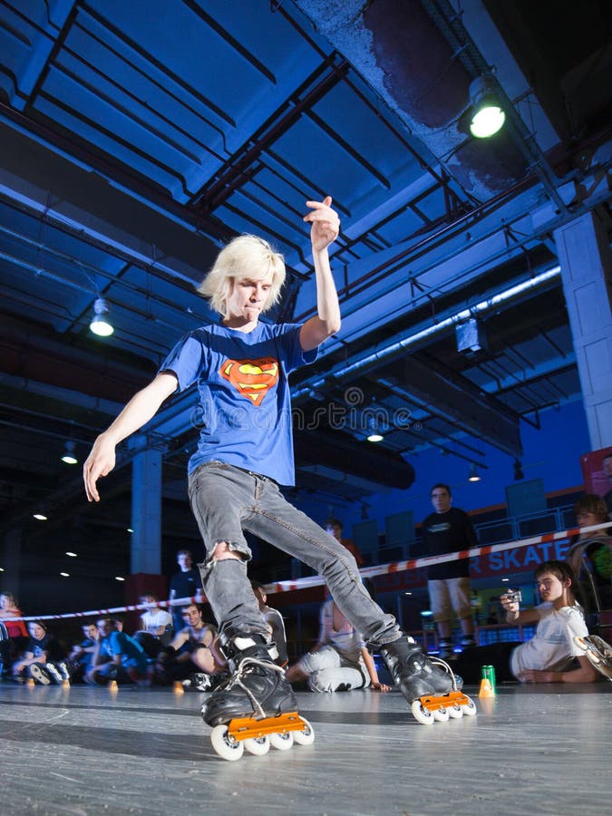 Rollerblading / Roller Skating Stock Image - Image of fitness ...