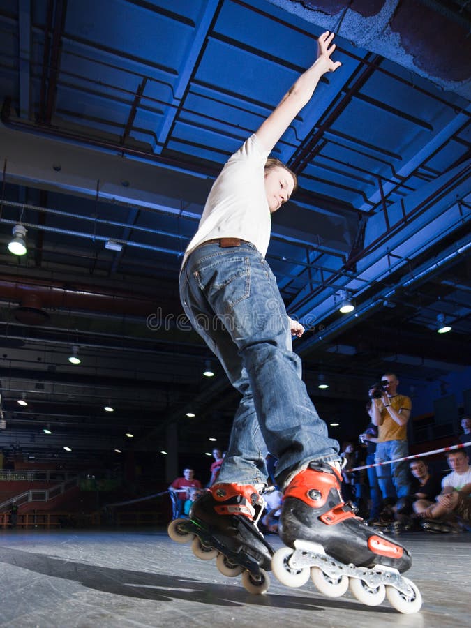 Rollerblading competition editorial image. Image of fast - 22317775