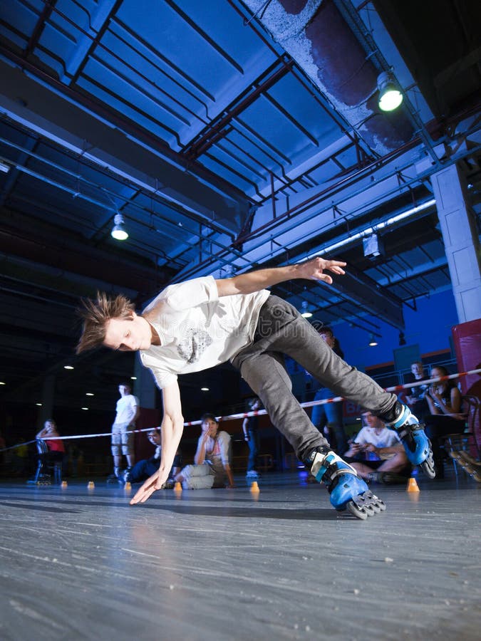 Rollerblading competition editorial stock image. Image of active - 22317779