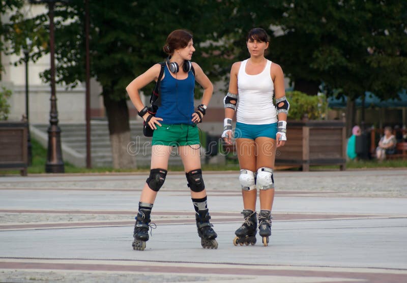 Rollerblading in Kaliningrad Editorial Photography - Image of ...