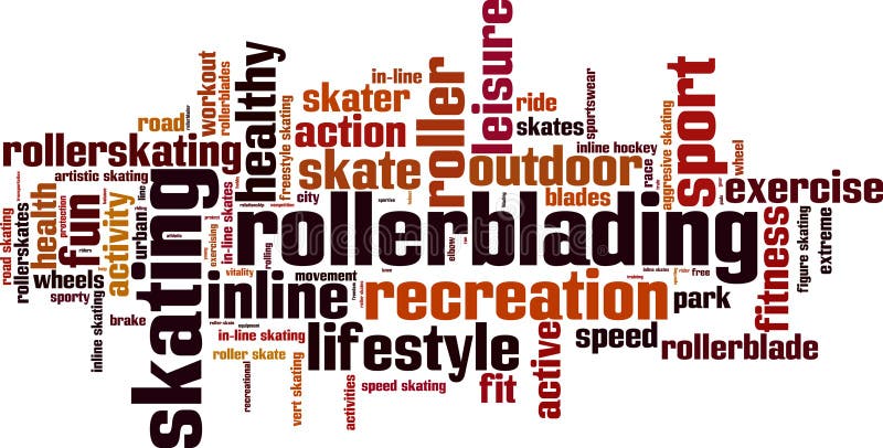 Rollerblading Word Stock Illustrations – 7 Rollerblading Word Stock ...