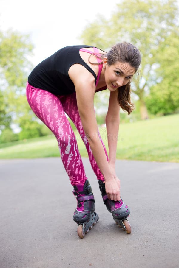 Rollerblading stock image. Image of exercise, outdoor - 54727683