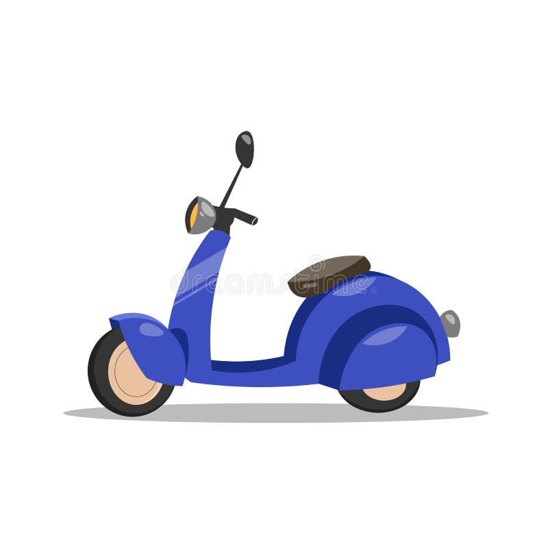 Motorrad Clip Art Set. Motorroller. Motorrad-Vektor-ClipArt-Set ...