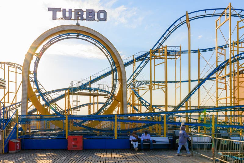 Turbo Roller Coaster Brighton Pier Stock Photos - Free & Royalty-Free ...