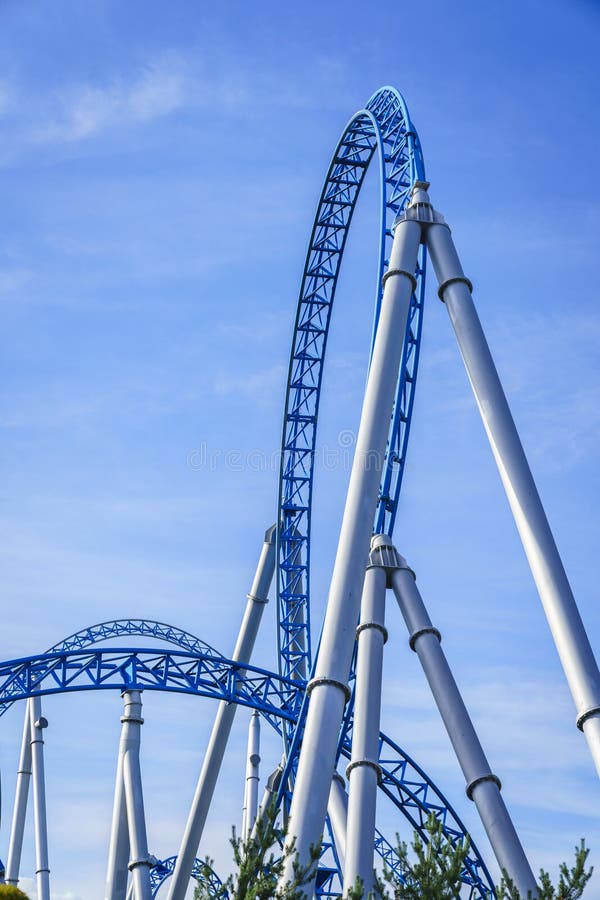 Rollercoaster riders stock photo. Image of adventure - 77300390
