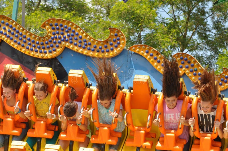 Rollercoaster editorial image. Image of fastened, long - 31960195