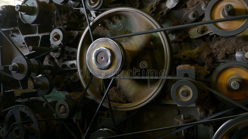 Rollers and Rods of Combing Machine with V Belt Transmission Stock ...