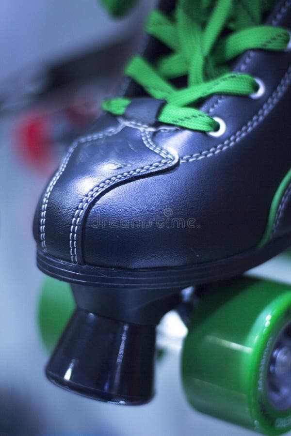 Quad Four Wheel Roller Skates Stock Image - Image of lifestyle, boot ...