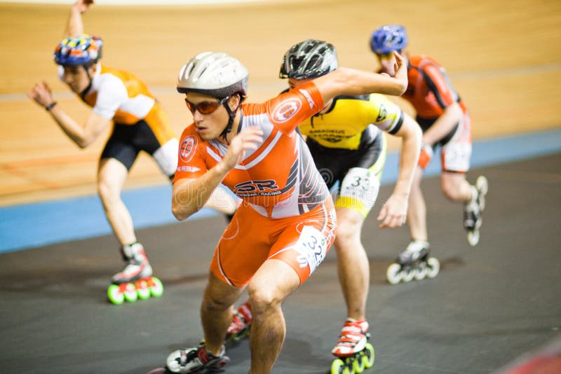 Rollerskating competition editorial image. Image of inline - 12524360