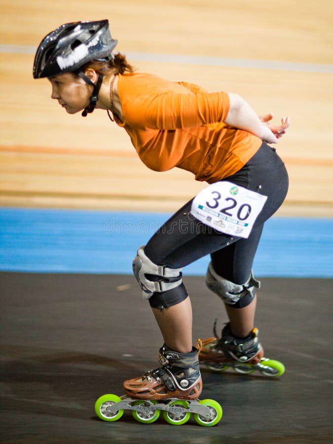 Rollerskating competition editorial stock photo. Image of caucasian ...