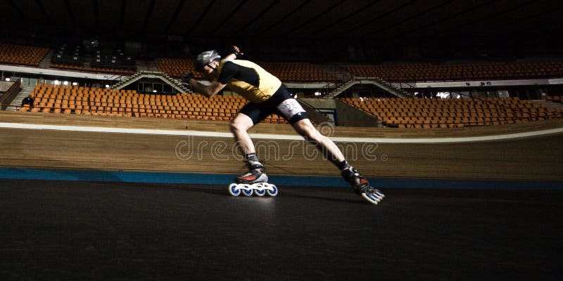 Rollerskating competition editorial photography. Image of helmet - 13293582