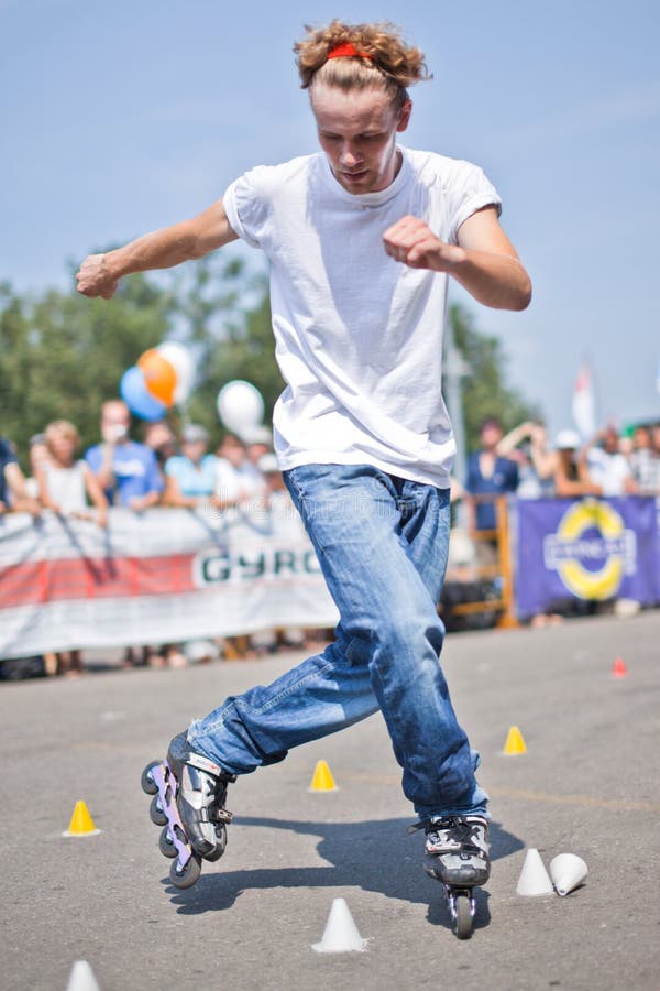 Rollerskating competition editorial stock photo. Image of element ...