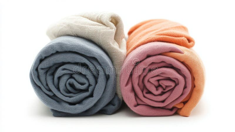 Rolling Clothes for Efficient Storage Solutions Stock Illustration ...