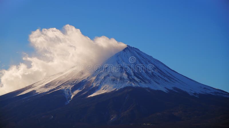 Rolling Clouds Over Mt.Fuji, Kawaguchiko, Japan Stock Footage - Video ...
