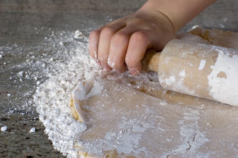 Rolling cookie dough stock photo. Image of sweet, counter - 22626482