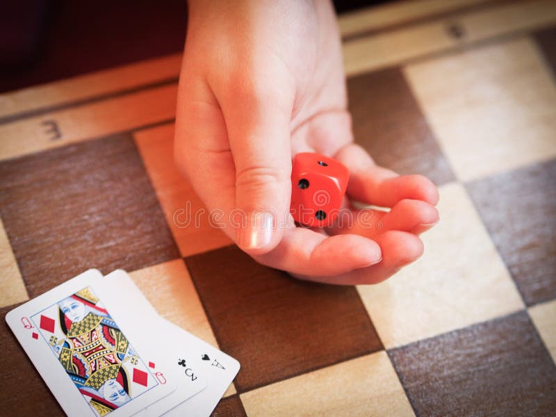 Rolling the Dice stock image. Image of chess, rolling - 36376775
