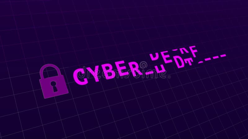 Rolling Effect Cyber Security Abstract Concept Background, Computer ...