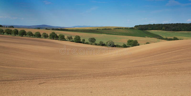 Rolling fields stock image. Image of rural, landscape - 26317433