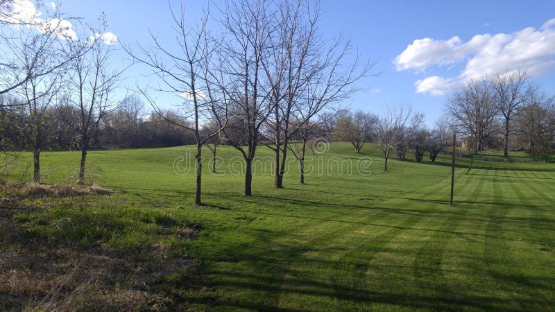 Rolling Green Acres in the Countryside Stock Image - Image of spring ...