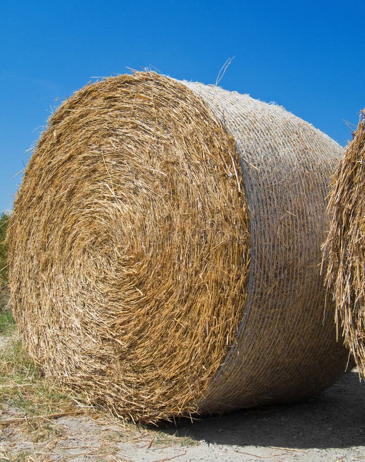 Rolling Haystack. stock photo. Image of feed, farmhouse - 14054784