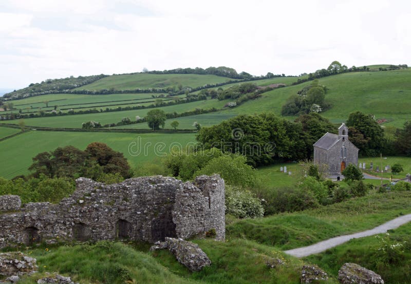 Rolling Green Hills Of Ireland Stock Image - Image of lush, farms ...