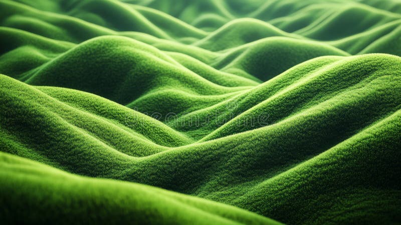 Rolling Hills of Green Grass, Natural Environment Stock Photo - Image ...