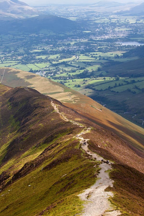 Rolling Hills in Lake District England Stock Photo - Image of nature ...