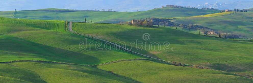 Rolling Hills of Tuscany, Italy Stock Photo - Image of hill, europe ...