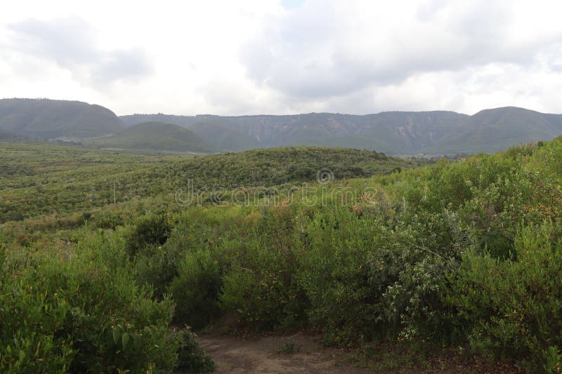 Adventure Trekking Route with Mountain Backdrop, Naivasha Stock Image ...