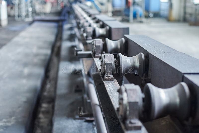 Rolling mill machine stock photo. Image of construction - 67666196