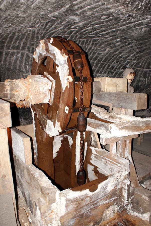 Rolling Mill in a Salt Mine Stock Photo - Image of exploration, grind ...