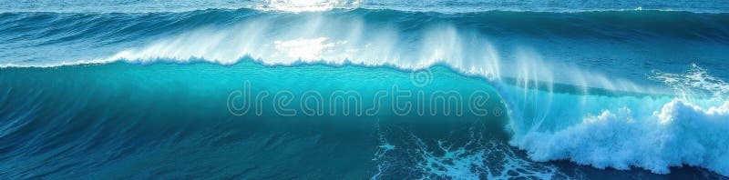 Rolling Ocean Waves from Above, Deep Blue Water, Dynamic Texture ...