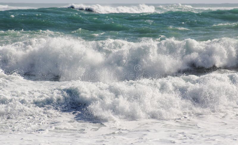 Rolling Ocean Waves stock photo. Image of rolling, wave - 125965974