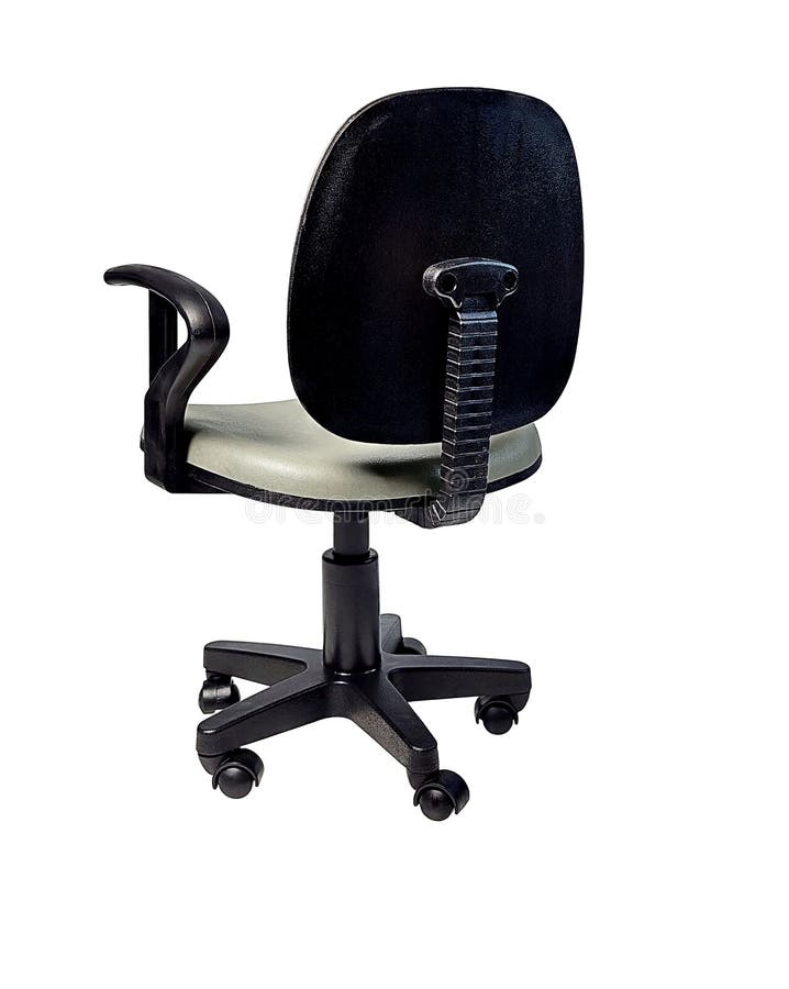 Rolling Office Chair Back stock image. Image of rolling - 312138013