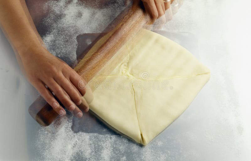 Rolling out the pastry stock photo. Image of roll, puff - 23702410
