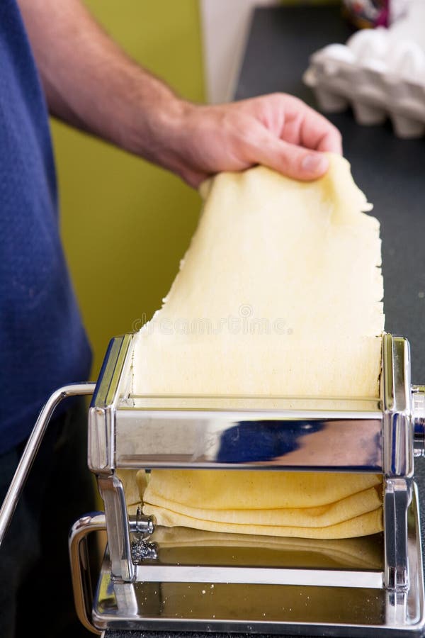Rolling Pasta Detail stock image. Image of making, kitchen - 3194703