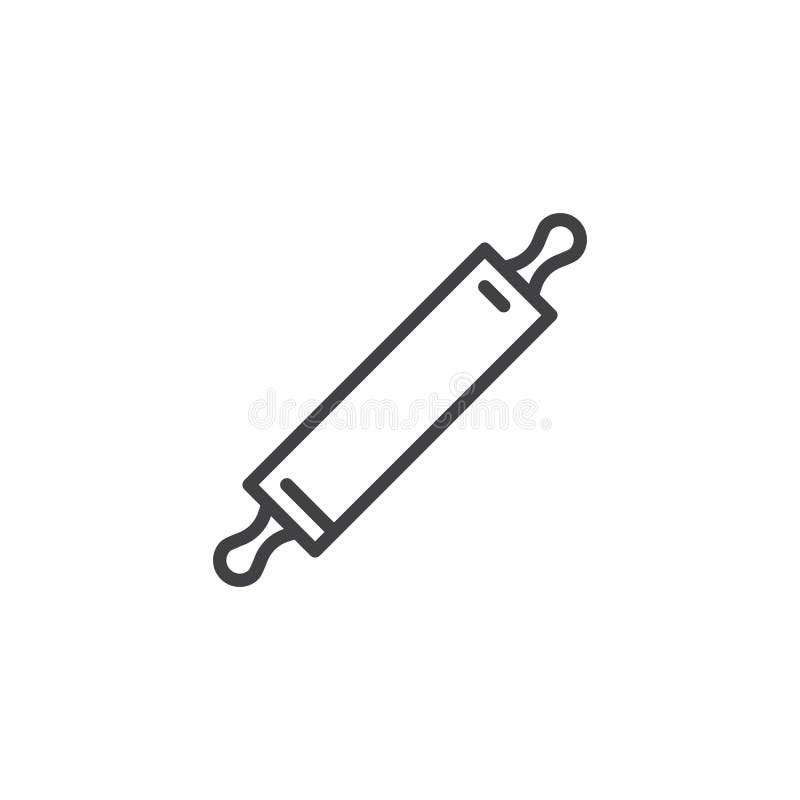 Rolling Pin Utensils Logo Stock Illustrations – 212 Rolling Pin ...