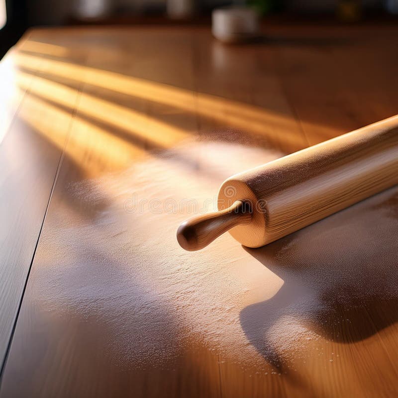 Rolling Pin with Soft Lighting, Representing the Tools of a ...