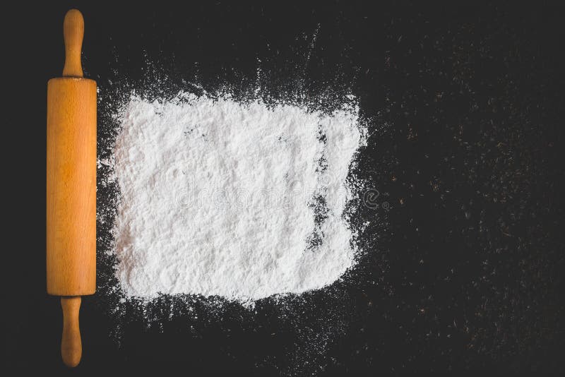Rolling powder stock photo. Image of cuisine, grain - 113321530