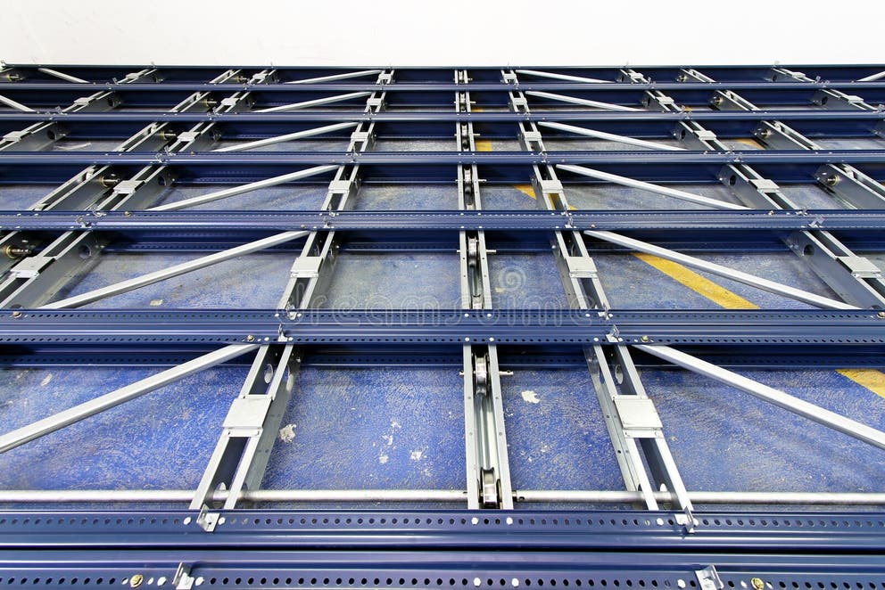 Rolling shelf mechanism stock image. Image of indoors - 22790767