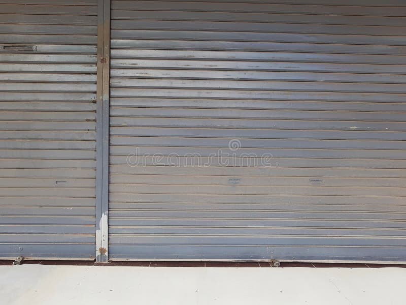 Rolling Shutters Pattern Texture Background. Stock Photo - Image of ...