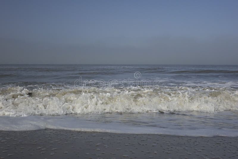 Rolling and Splashing Sea Waves Stock Image - Image of splashing, shore ...